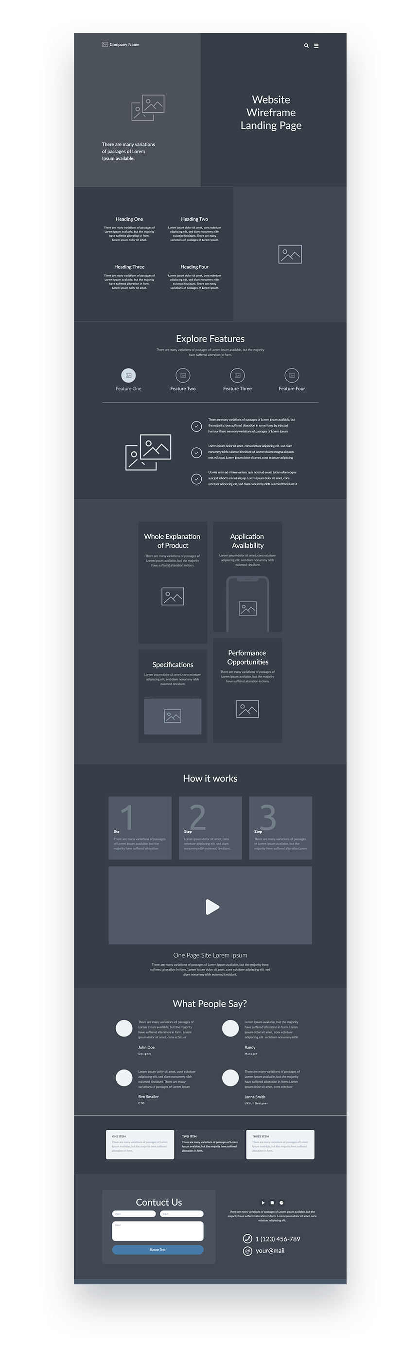 Landing Page Dark Theme #32