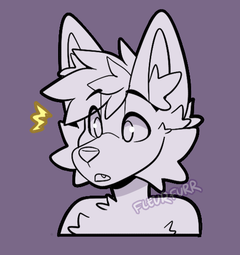 Huh!? furry Sticker Base