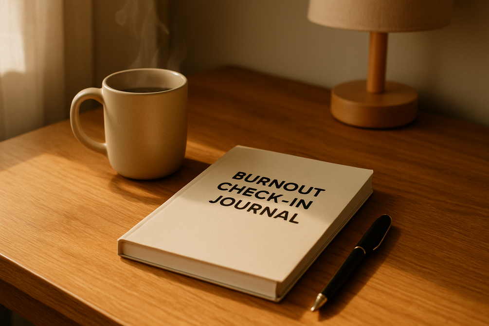 🔥 Burnout Check in Journal