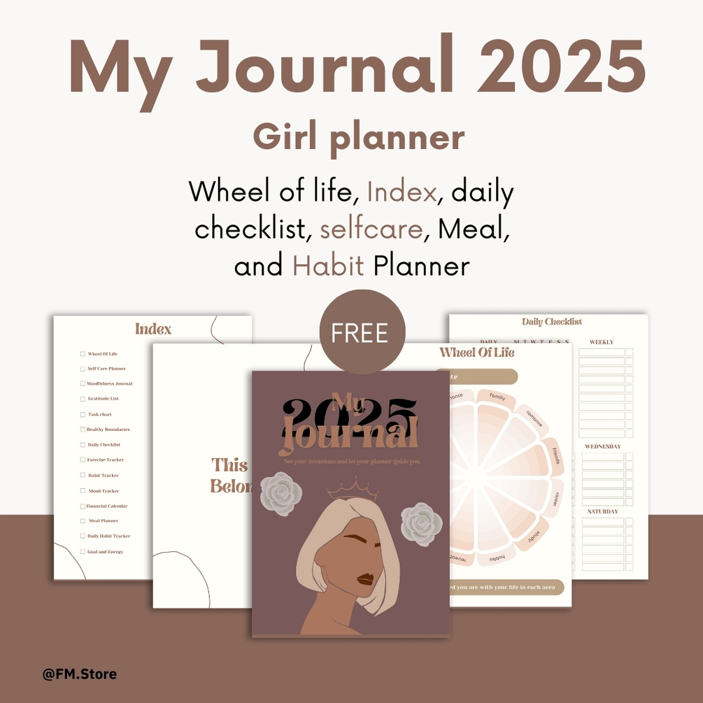 My Journal 2025 - Girl Planner