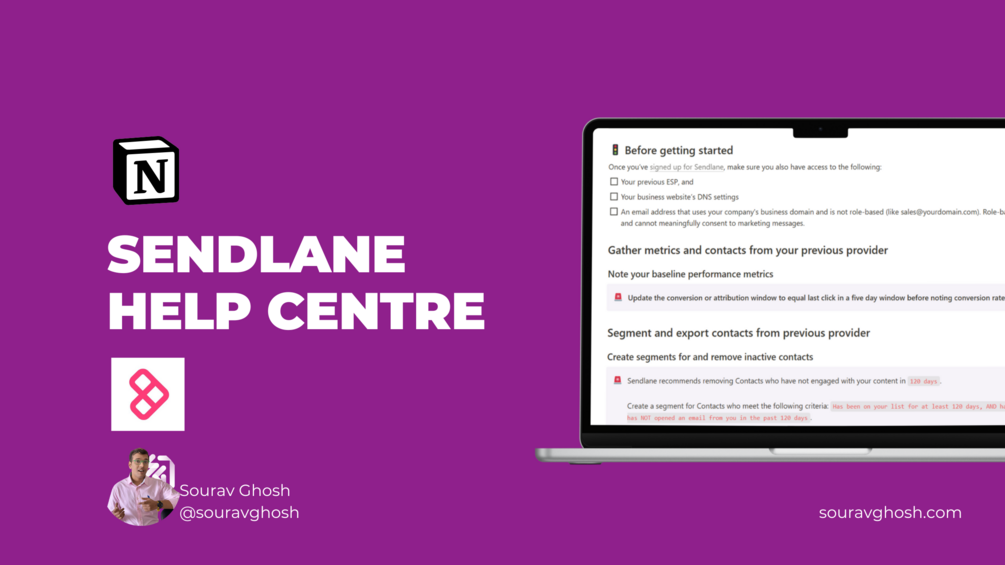 Sendlane Help Centre