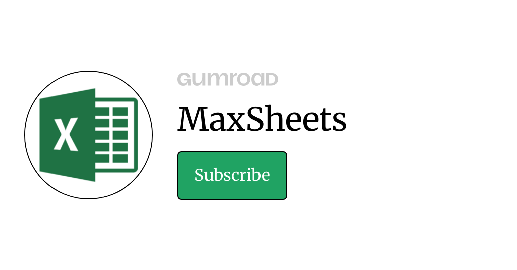 MaxSheets