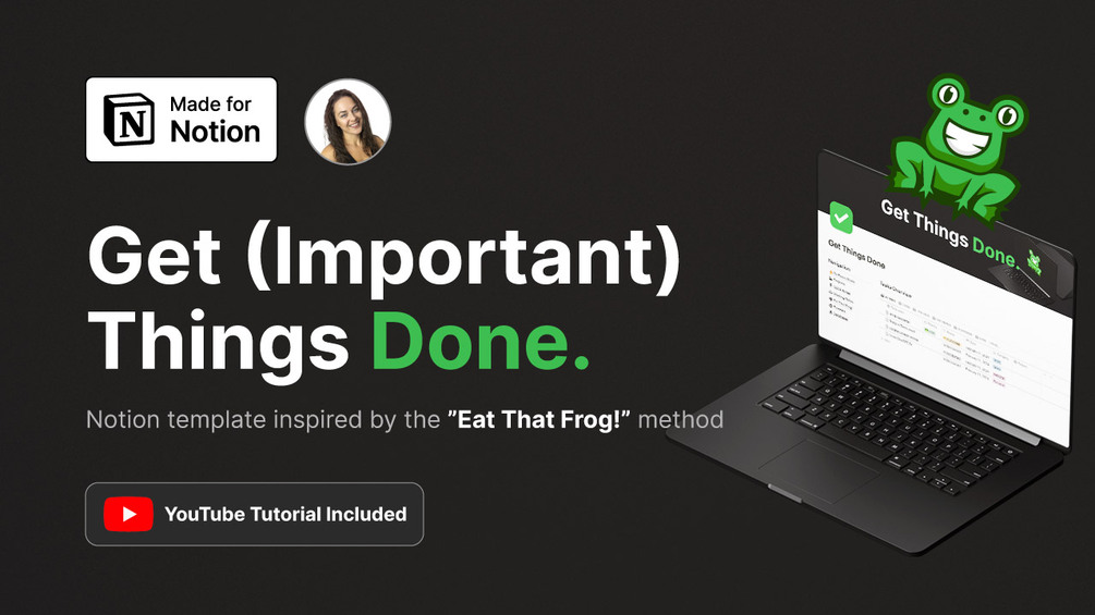 Get Things Done (Eat That Frog!) – Notion Template