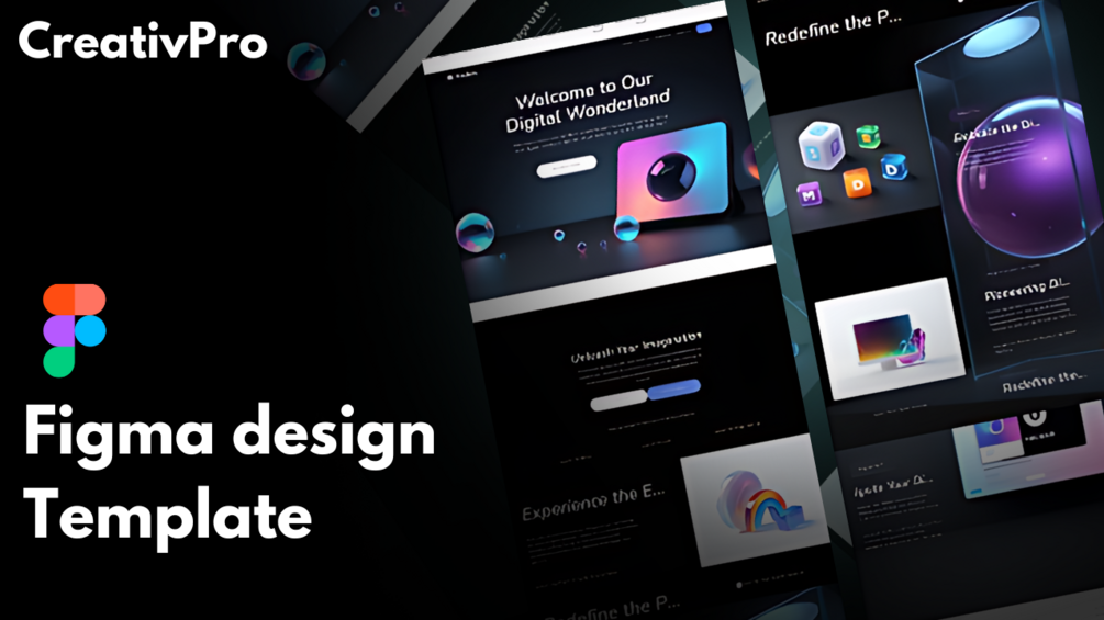 Figma design Template for selling digital products