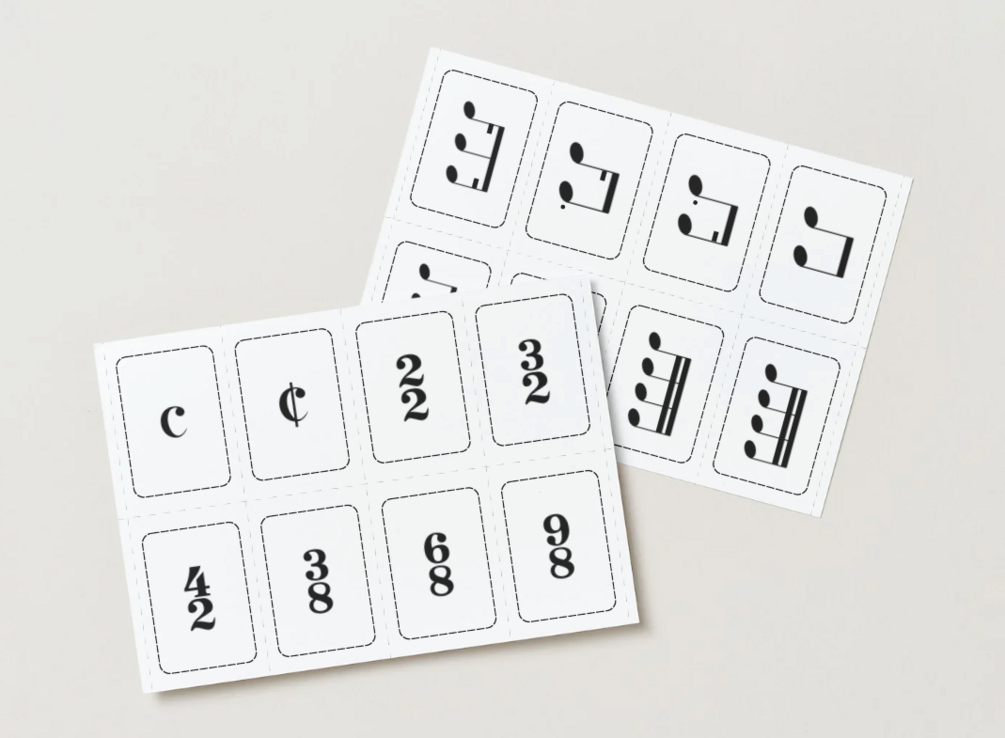 DIY Musical Card Game Printable