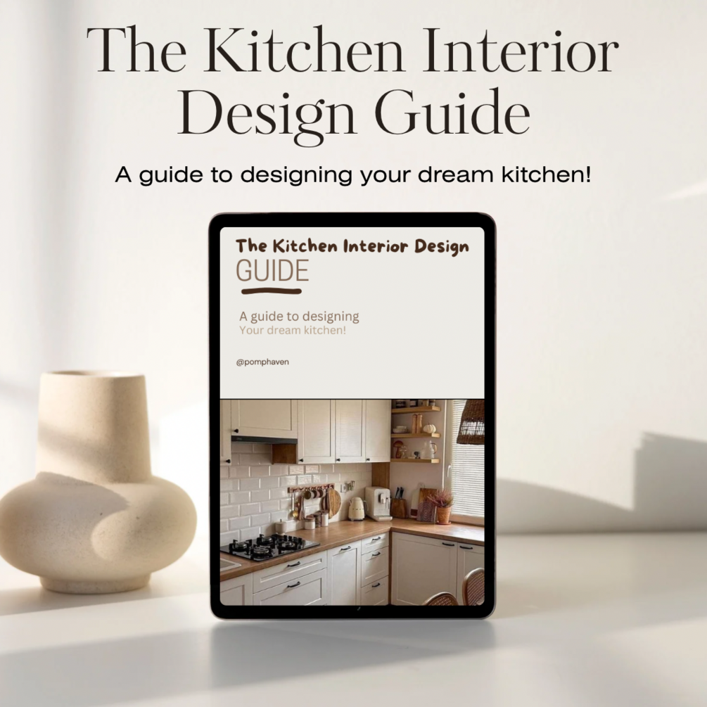 The Kitchen Interior Design Guide: A guide to designing your dream Kitchen!