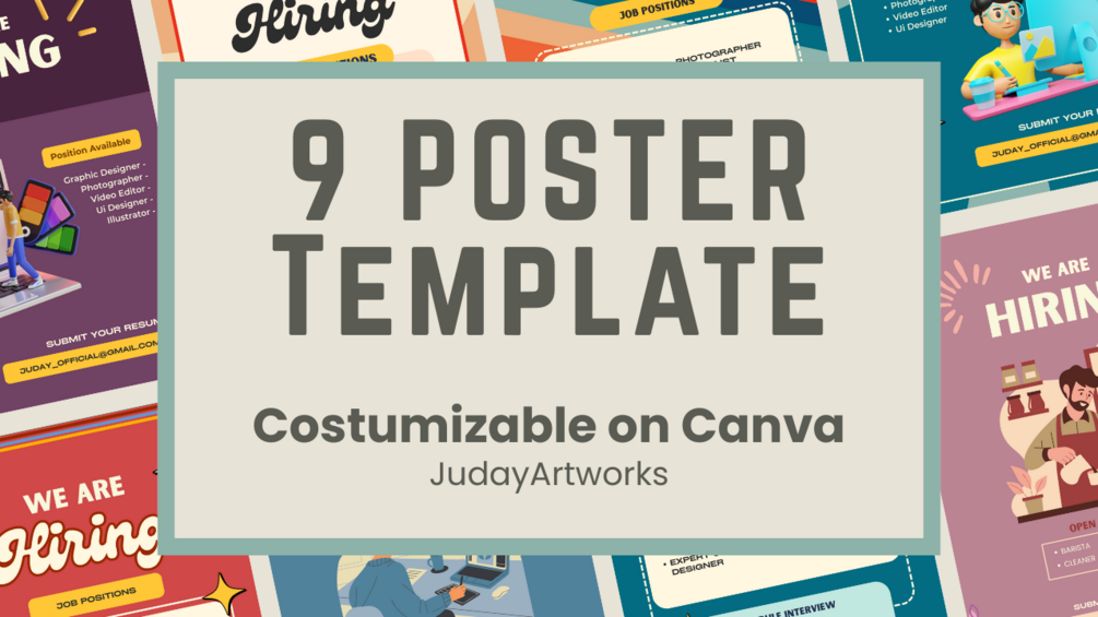 Modern Canva Poster Template for Canva