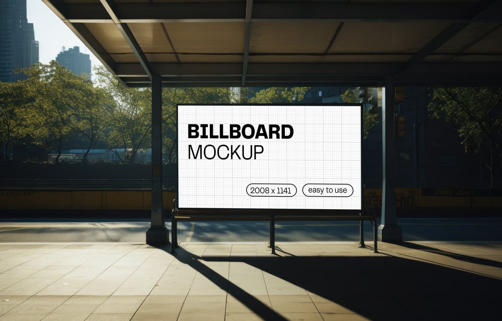 Urban Commercial Billboard Mockup / #353