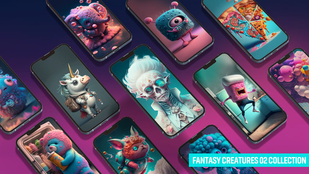 FANTASY CREATURES 02 / Wallpaper Collection