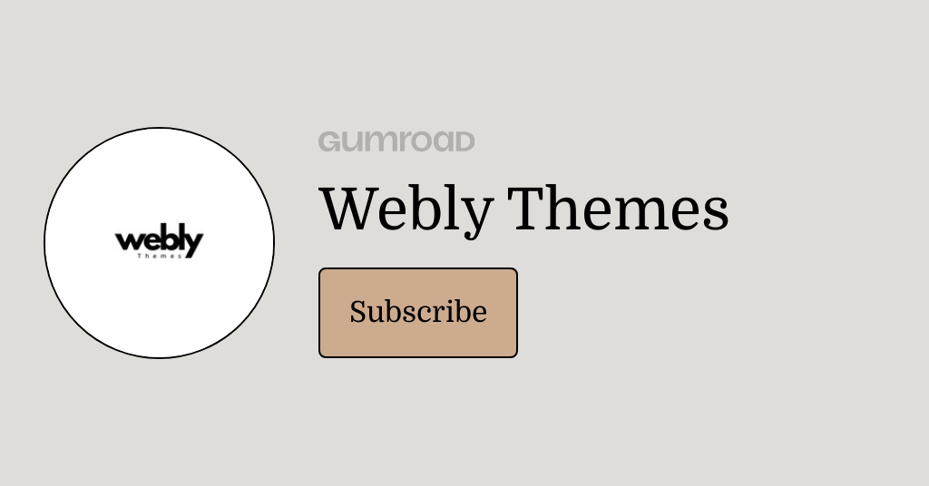 Webly Themes