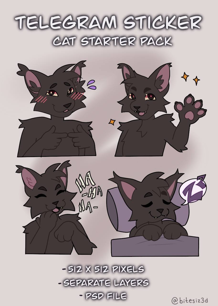 Cat Starter Sticker Base