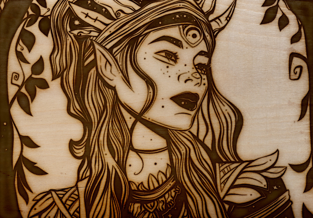 elf druid svg