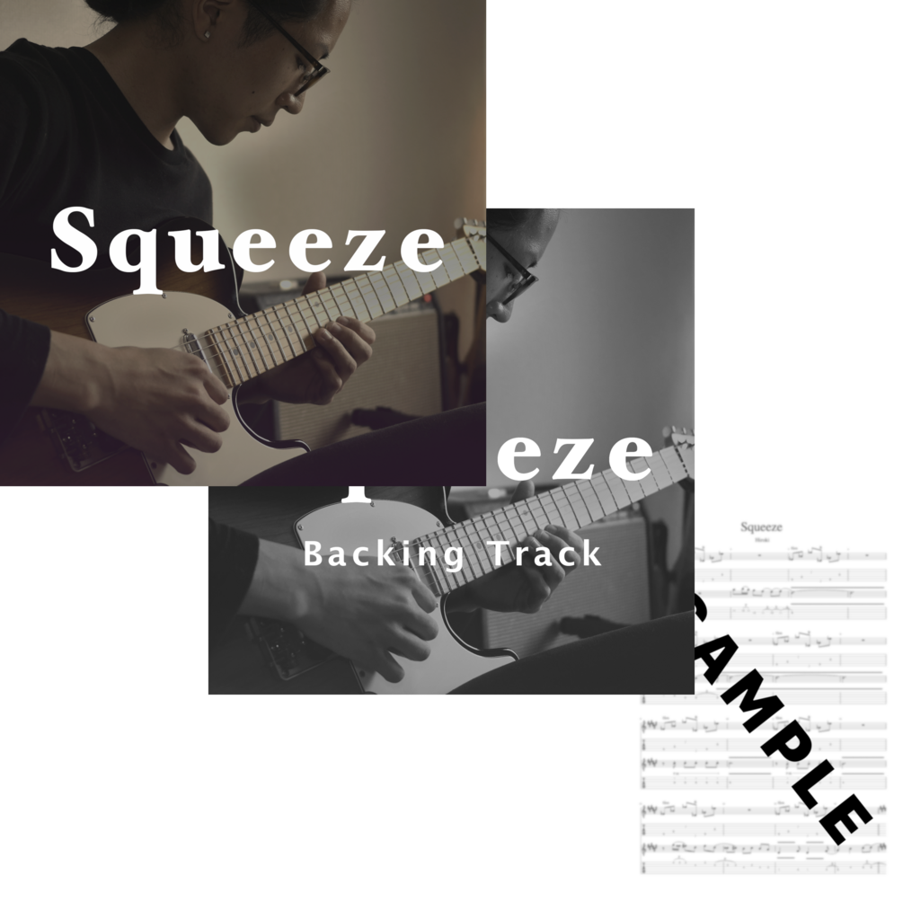 Squeeze - Full Track + Backing Track + Guitar SCORE