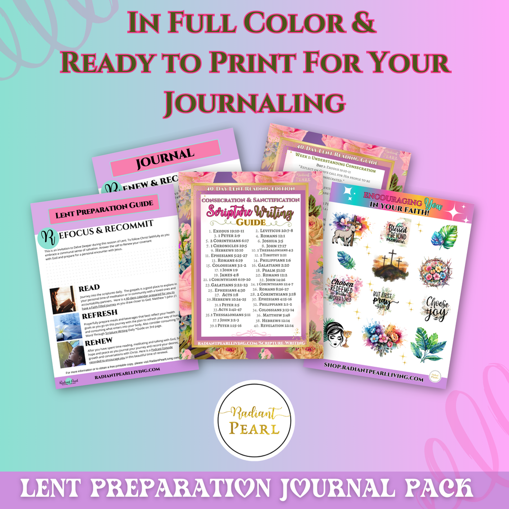 Lent Preparation Guide and Journal