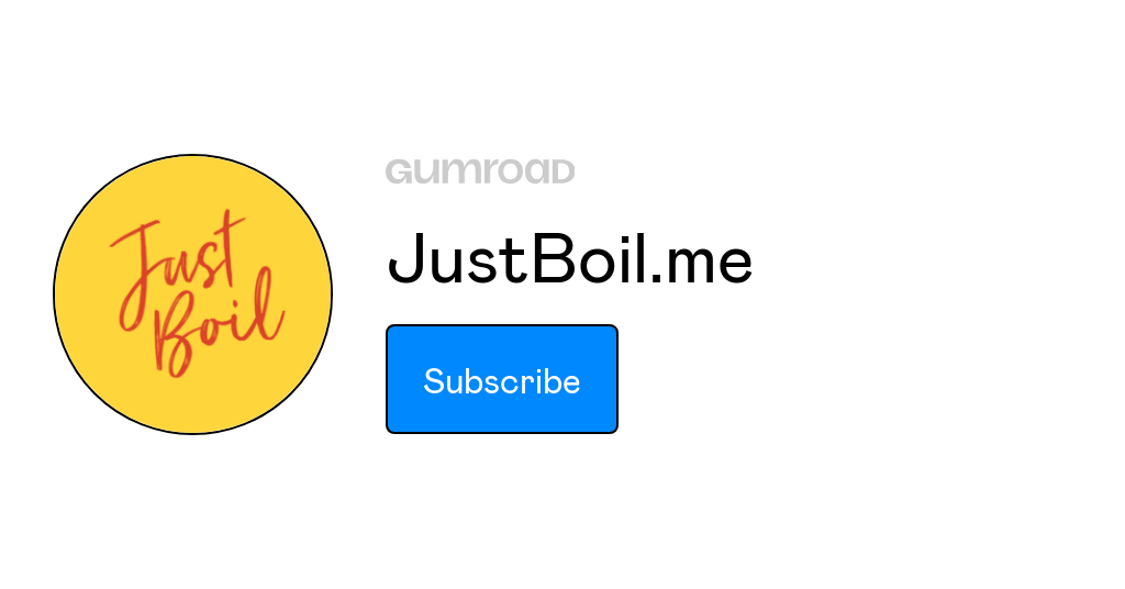 JustBoil.me