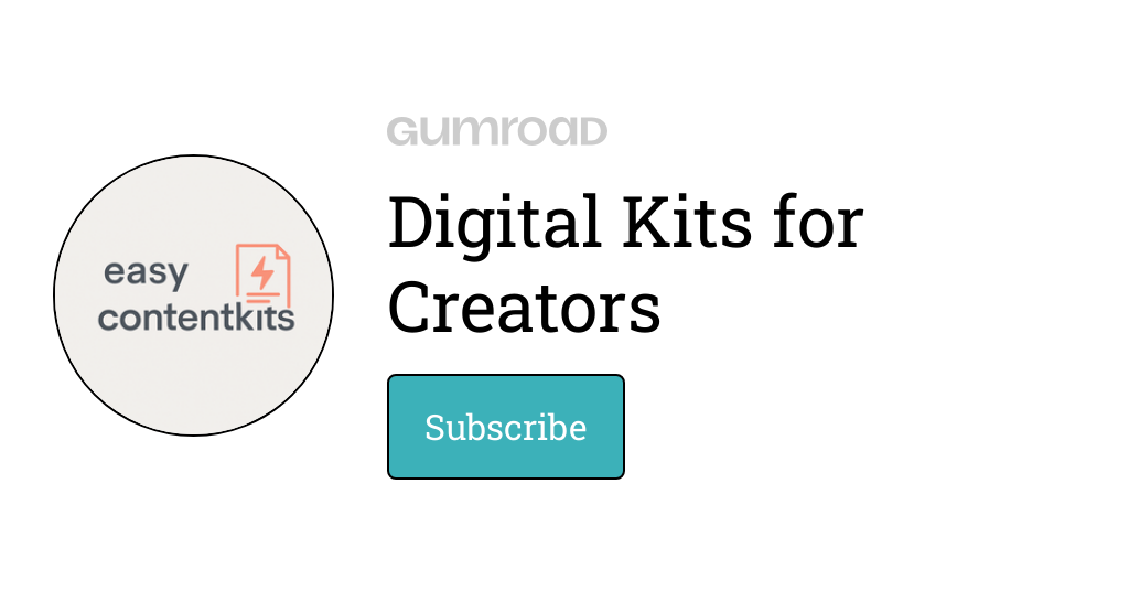 Digital Kits for Creators
