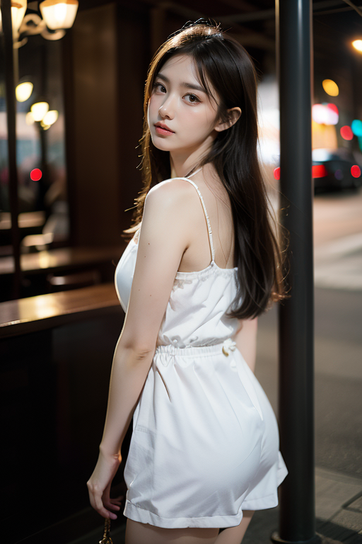 Web photo of a beautiful Korean girl in her 20s