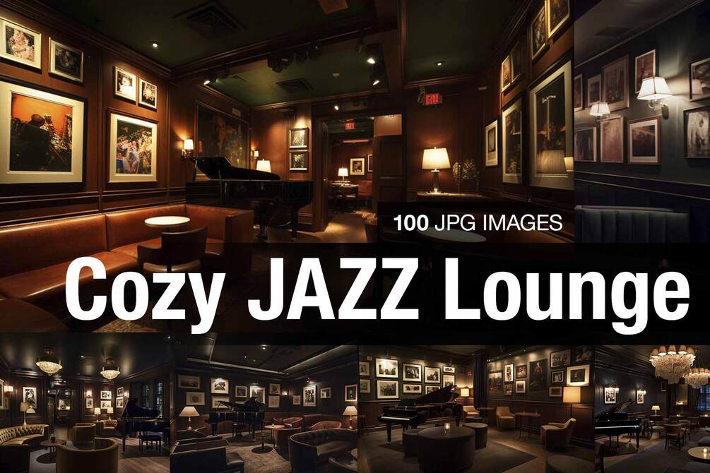 Cozy Jazz Lounge Fine Art Images