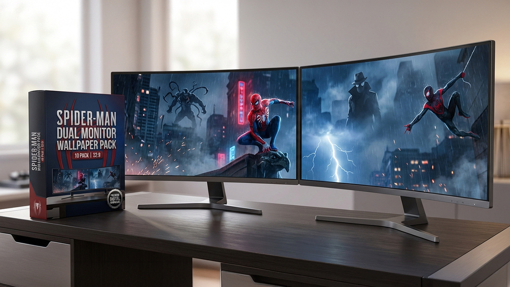 SPIDER-MAN DUAL MONITOR WALLPAPER PACK (10-Pack | 32:9)