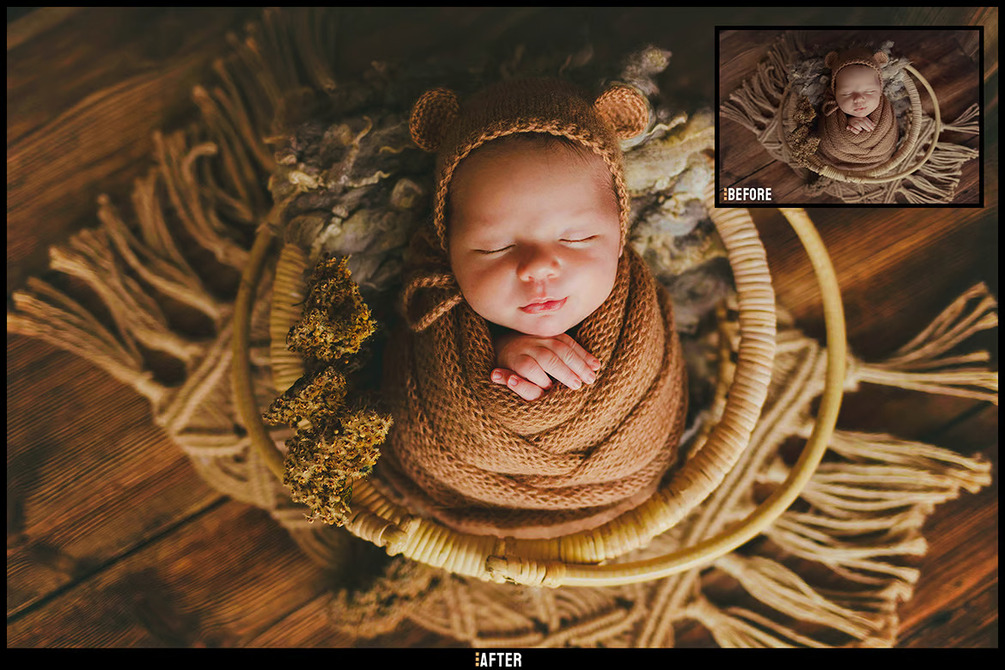 Newborn Photography Presets – Lightroom Desktop & Mobile | Baby Photo ...