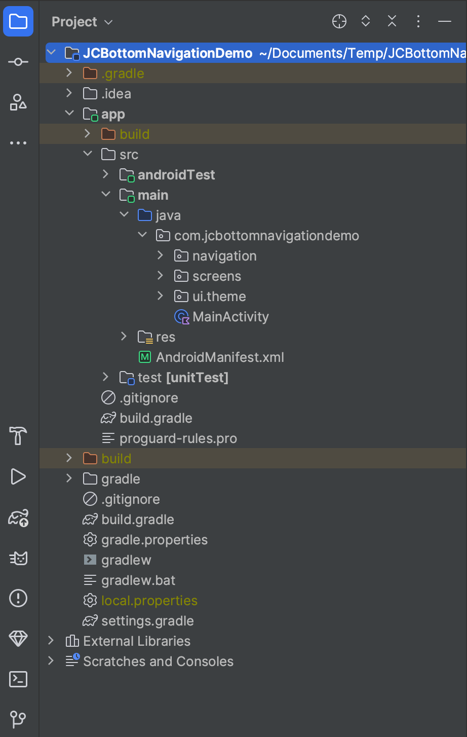 Bottom Tabs with Android Jetpack Compose