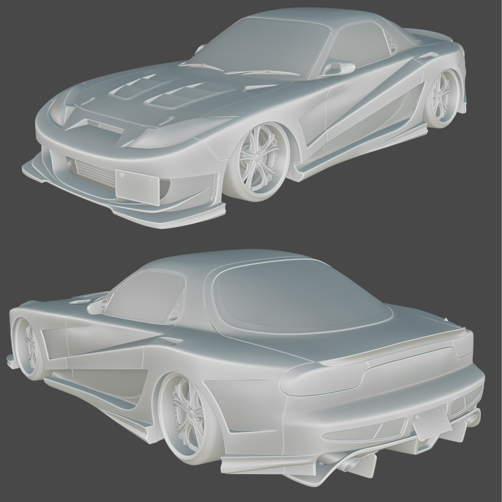 Mazda RX7 FD3S - Abflug Arde