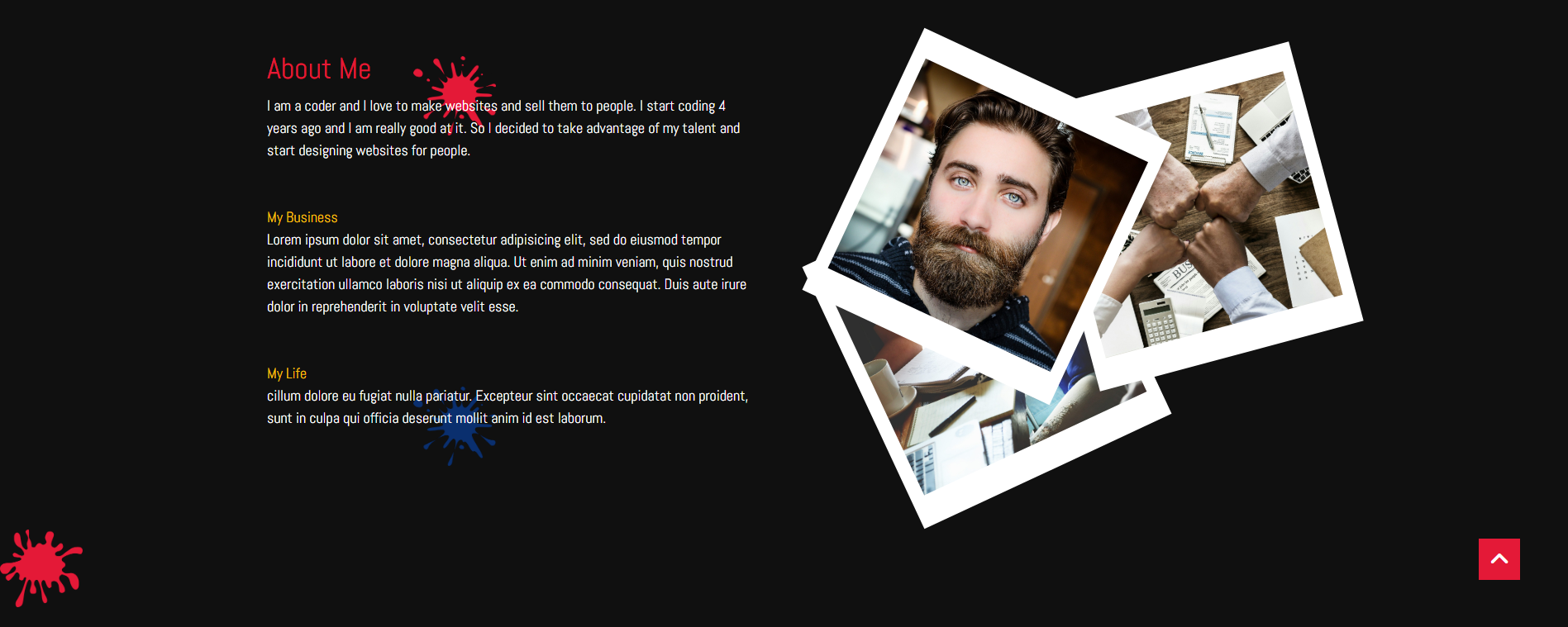 Bat - Dark Portfolio WordPress Theme