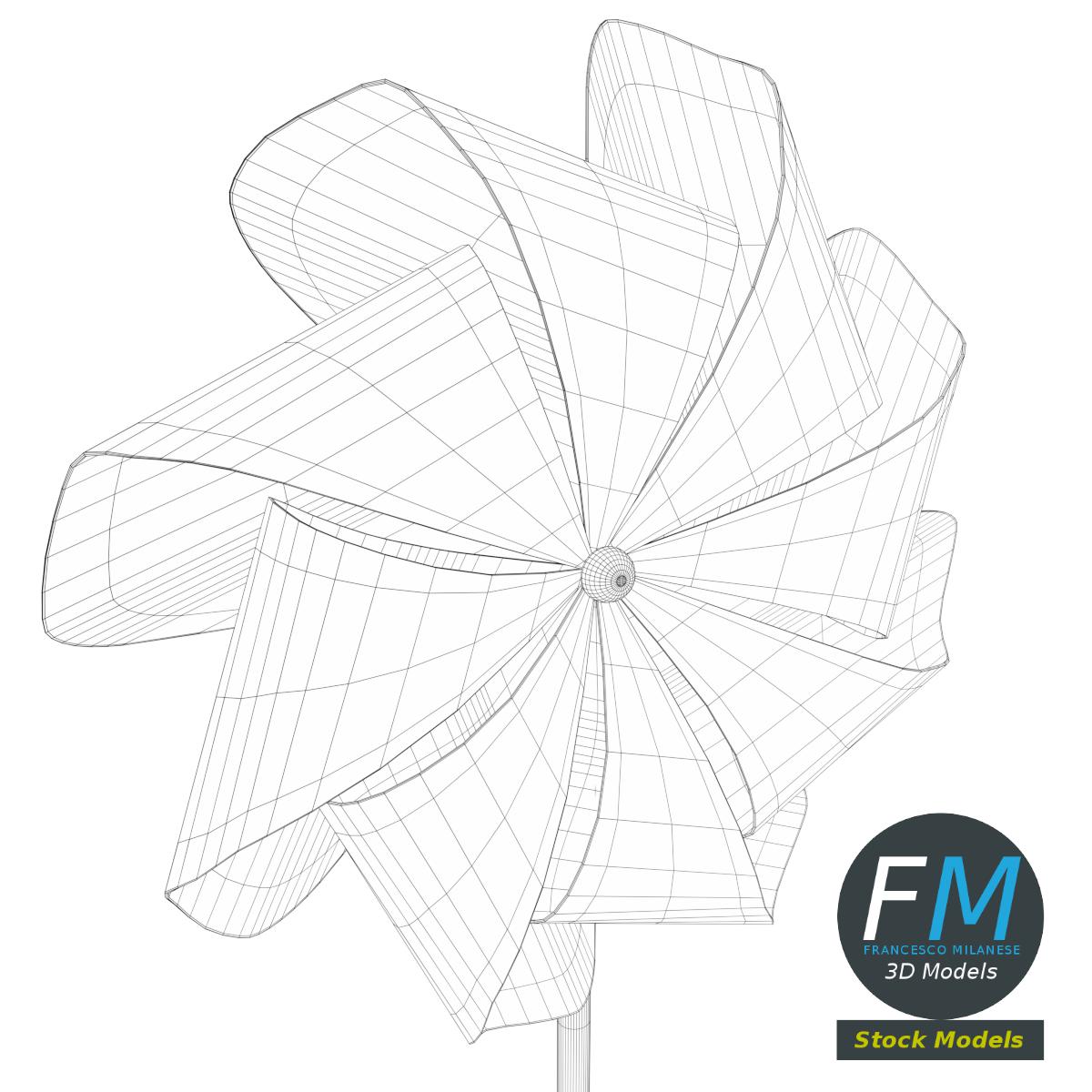 3D MODEL - Pinwheel