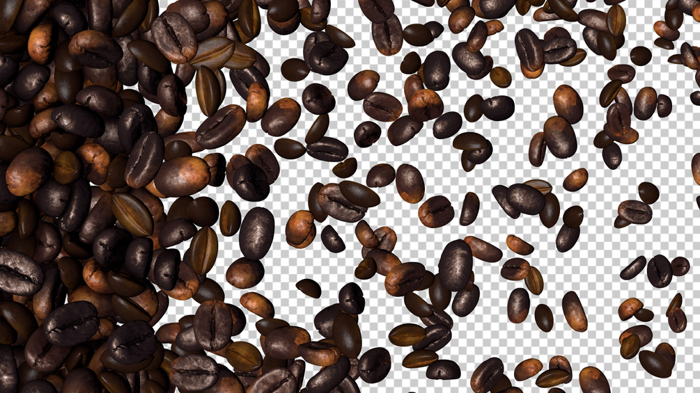 Coffee Bean Animated Transitions for Videos Horizontal Wipe