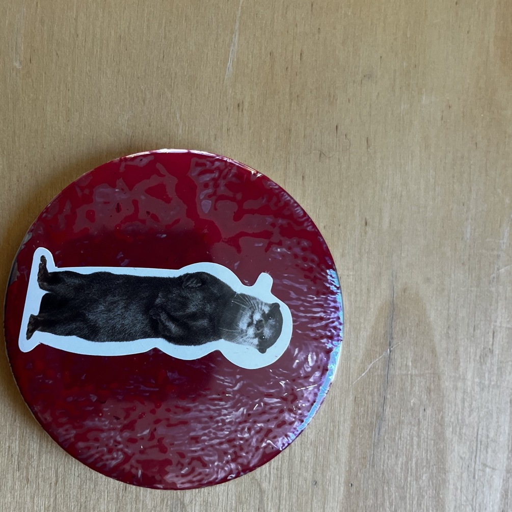 red otter button
