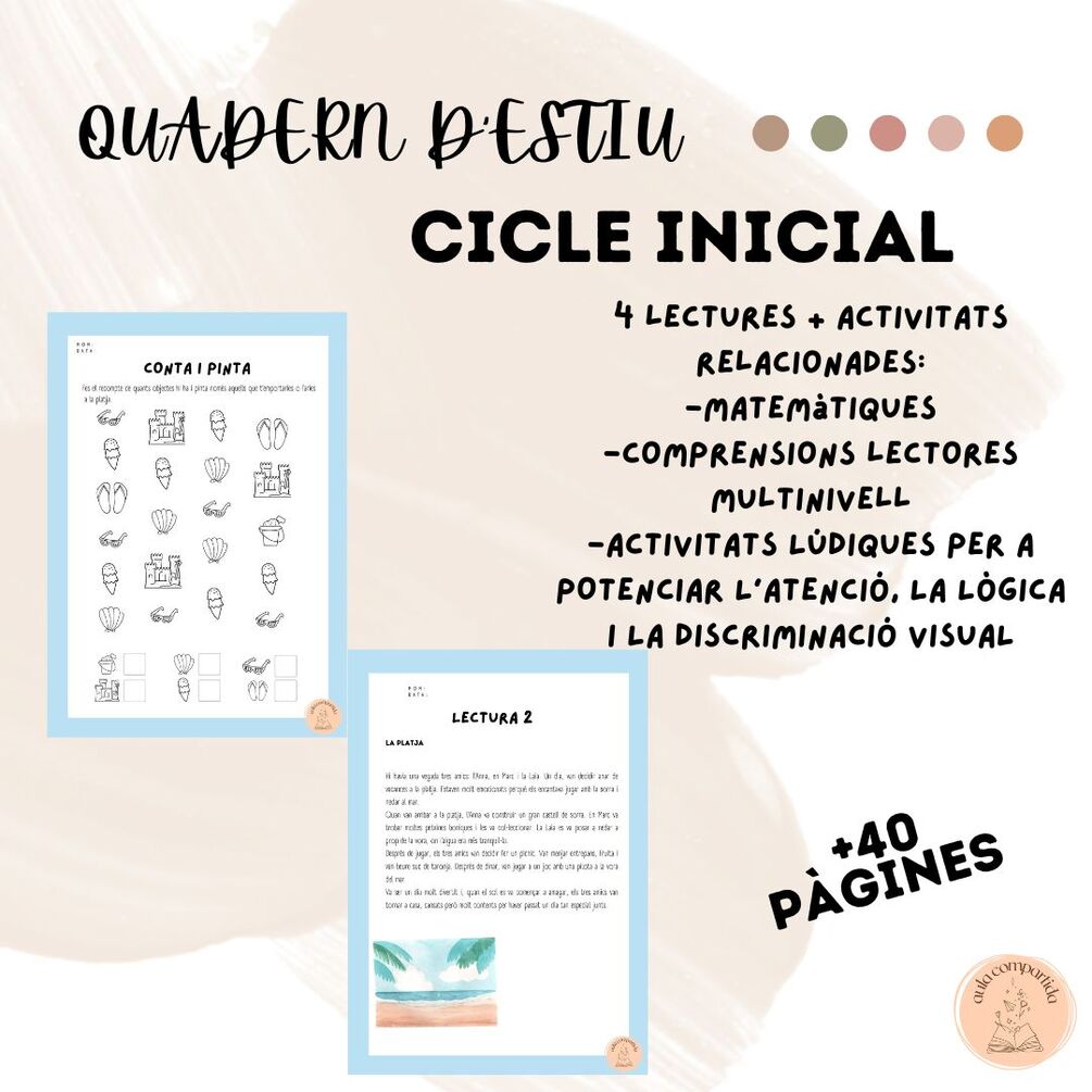 QUADERN D'ESTIU CICLE INICIAL