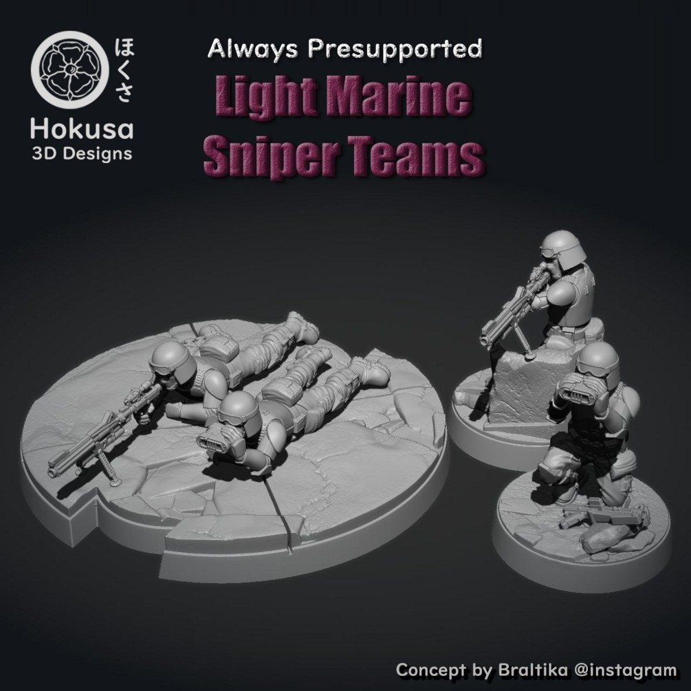 Light Space Marine Sniper Teams