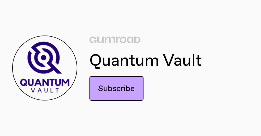 Quantum Vault