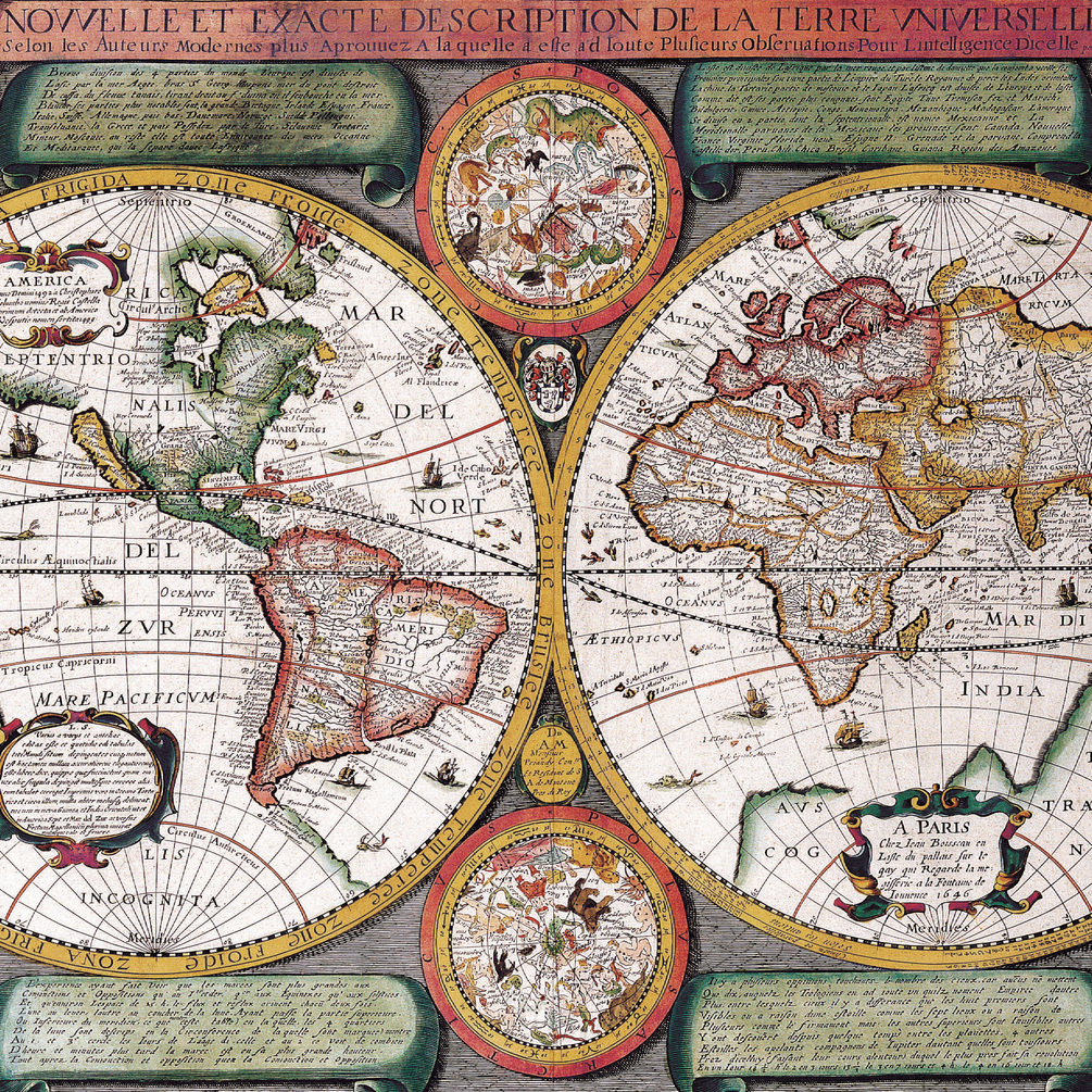 Vintage Old Maps Digital Paper Bundle | 16 Antique Map Backgrounds ...