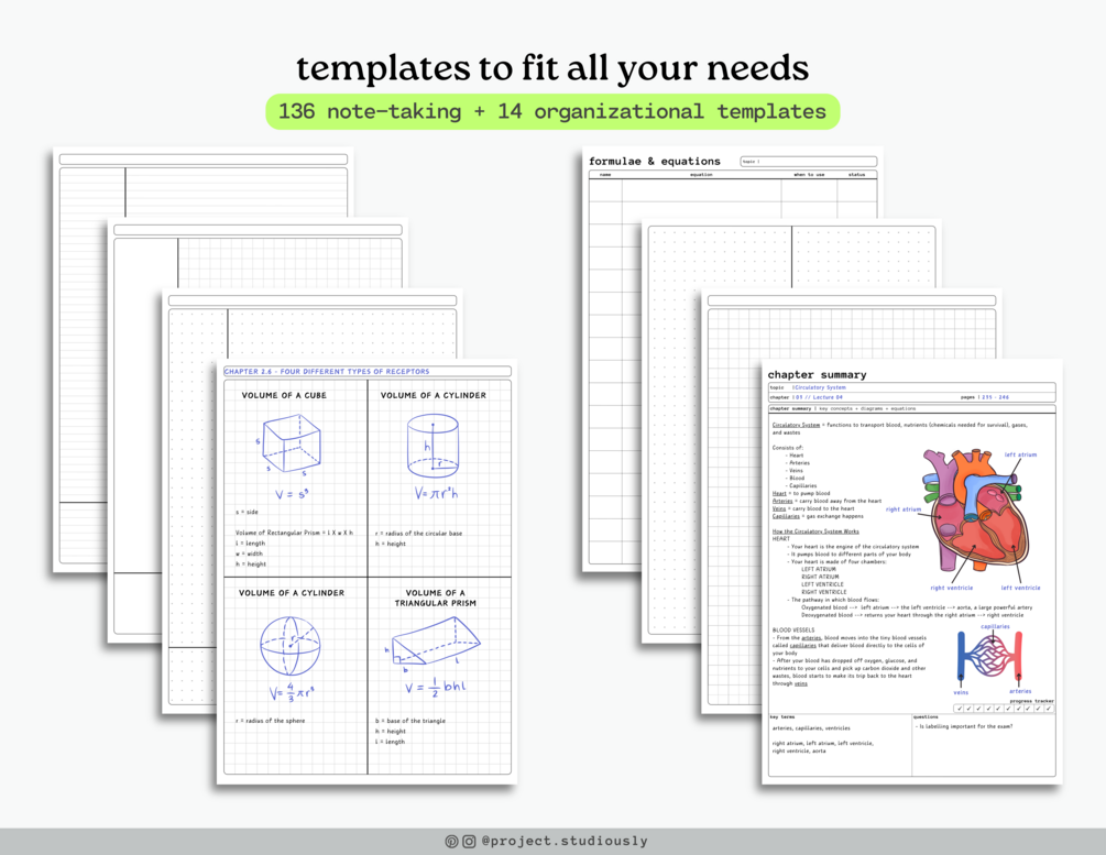Focus Kit 2025 – Study Templates for Students