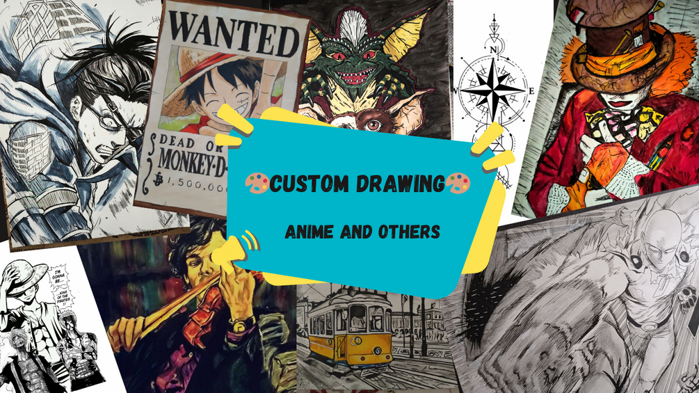 🎨Custom Anime/Comic/Movie Drawing🎨