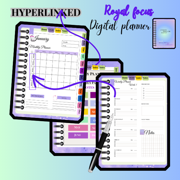 👑 Royal Focus Planner 👑