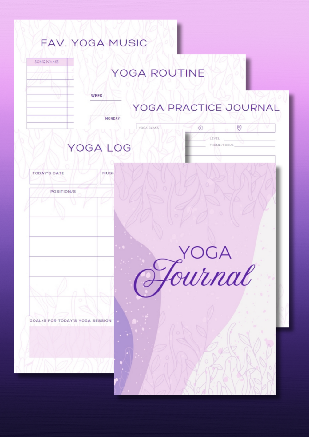 Yoga Journal printable