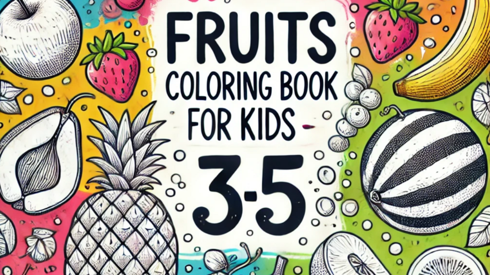 FRUITS COLORING BOOK