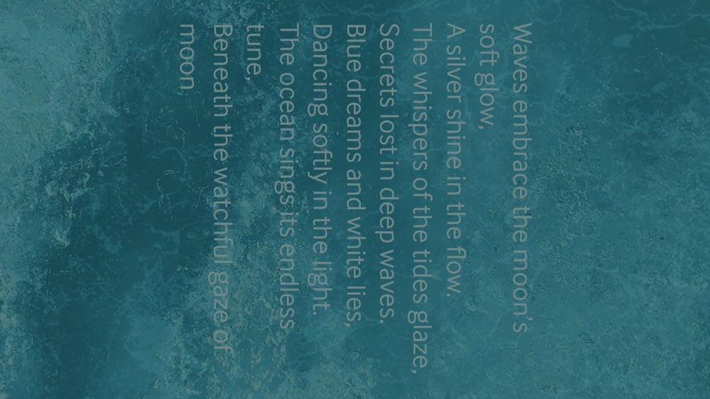 Poem Cards-Oceans Glaze