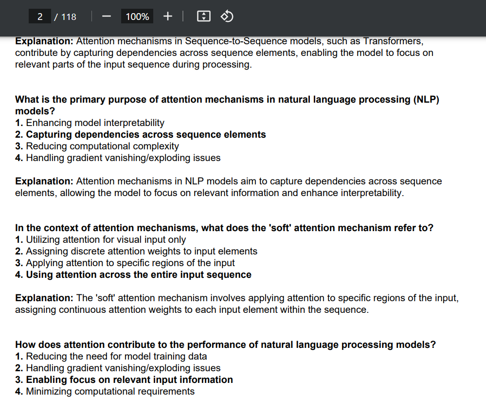 Comprehensive MCQ Handbook: Natural Language Processing