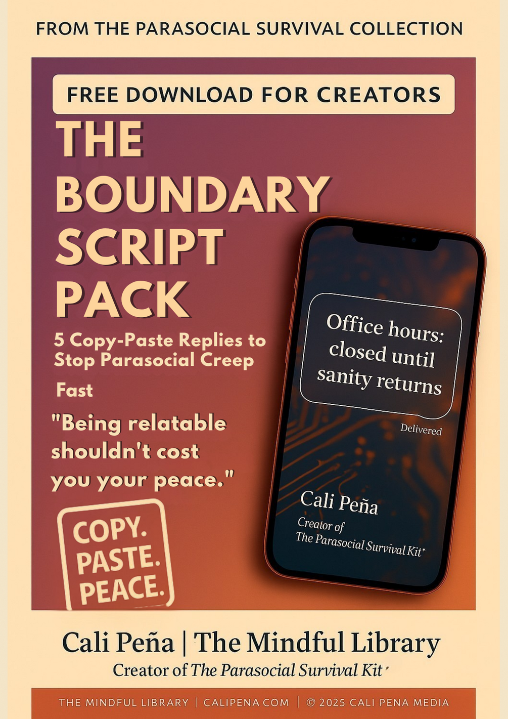 The Boundary Script Pack™