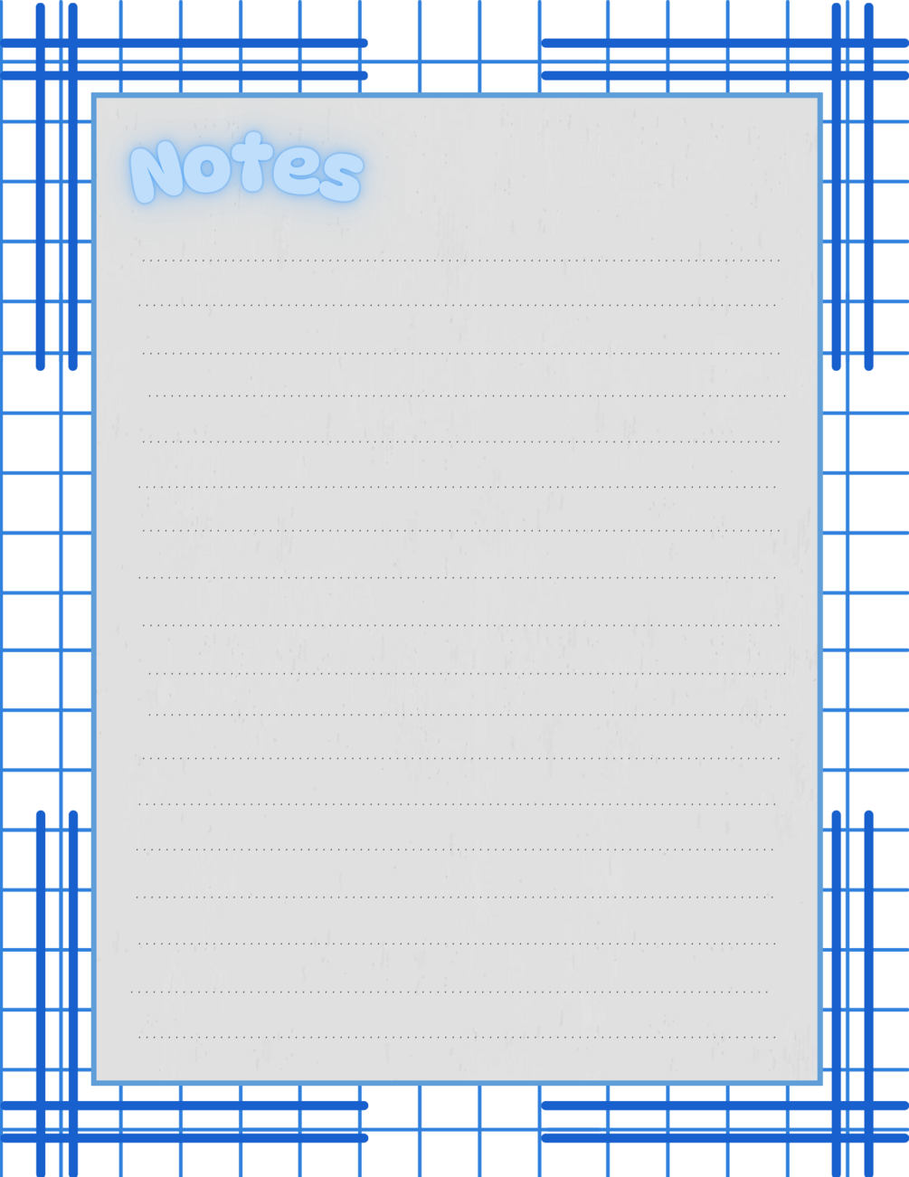 Blue bow planner