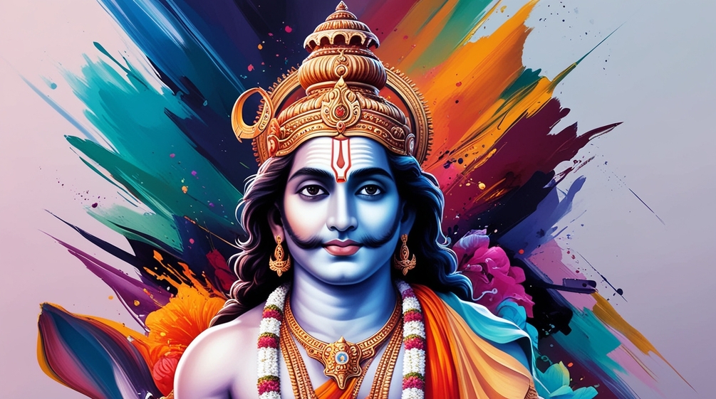 🌟 Discover the Mystical World of Lord Rama Abstract Art 🎨 #LordRama # ...