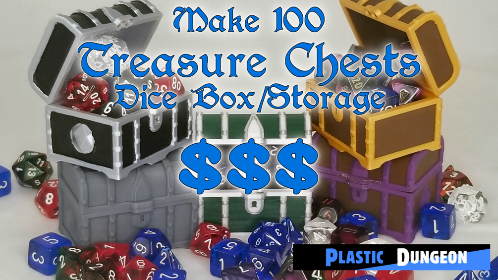 Treasure Chest STL Files Commercial