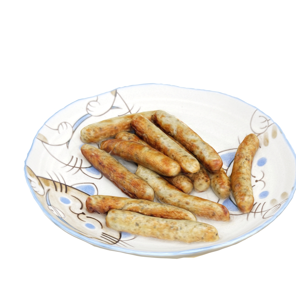 SAUSAGE HAM STICK SLICE HAM PORK MEAT VEGETABLE FOOD KITCHEN GARDEN ...