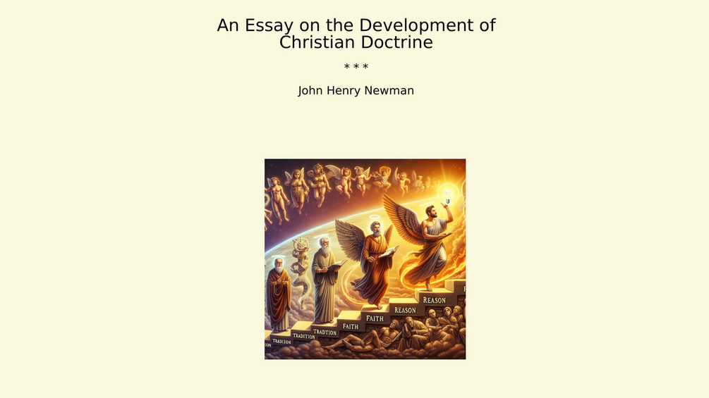 An Essay on the Development of Christian Doctrine