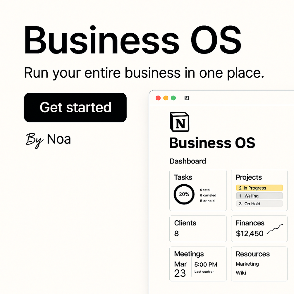 Notion Business OS – Freelance Edition (By Noa)