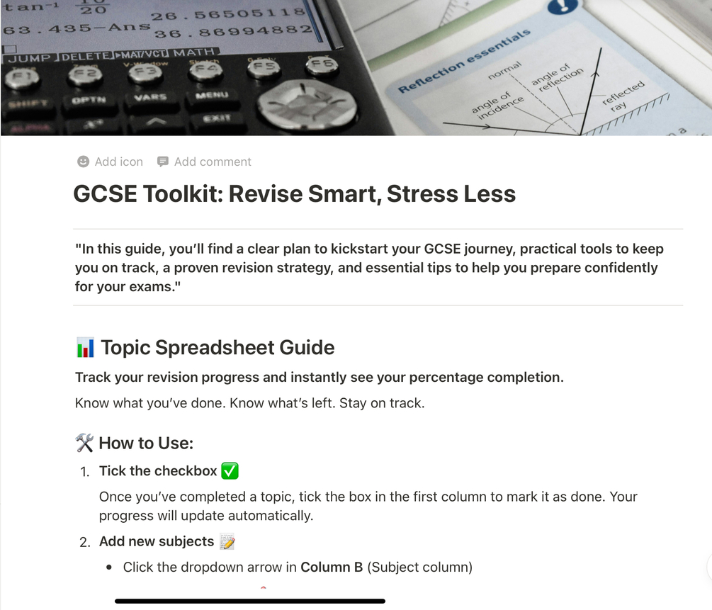 GCSE Toolkit
