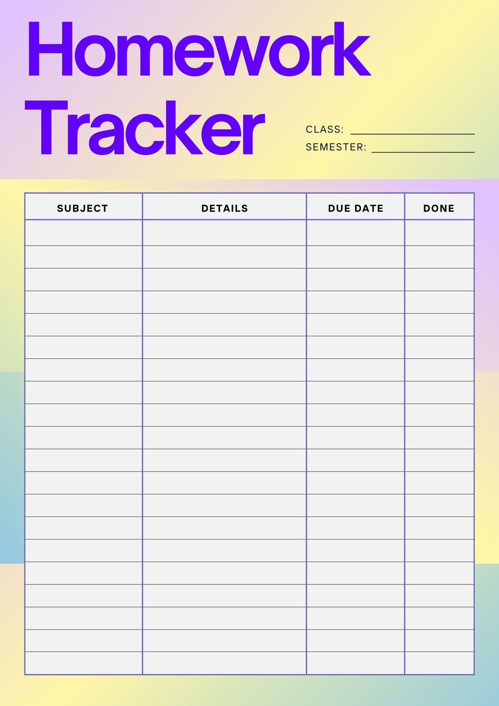 Home Work Tracker